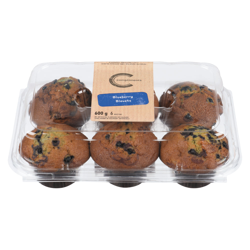 COMPLIMENTS, MUFFINS BLEUET 600G — Marché Nuvo