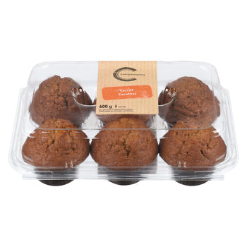 COMPLIMENTS, MUFFINS CAROTTE 600G — Marché Nuvo