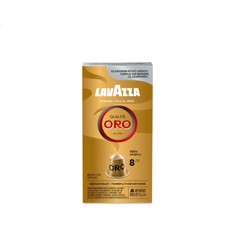 LAVAZZA, CAPSULES NCC QUALITA ORO, 10 UNITÉS— Marché Nuvo