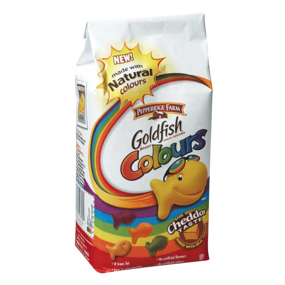 PEPPERIDGE FARM GOLDFISH CHEDDAR COLORS, 180 G — Marché Nuvo