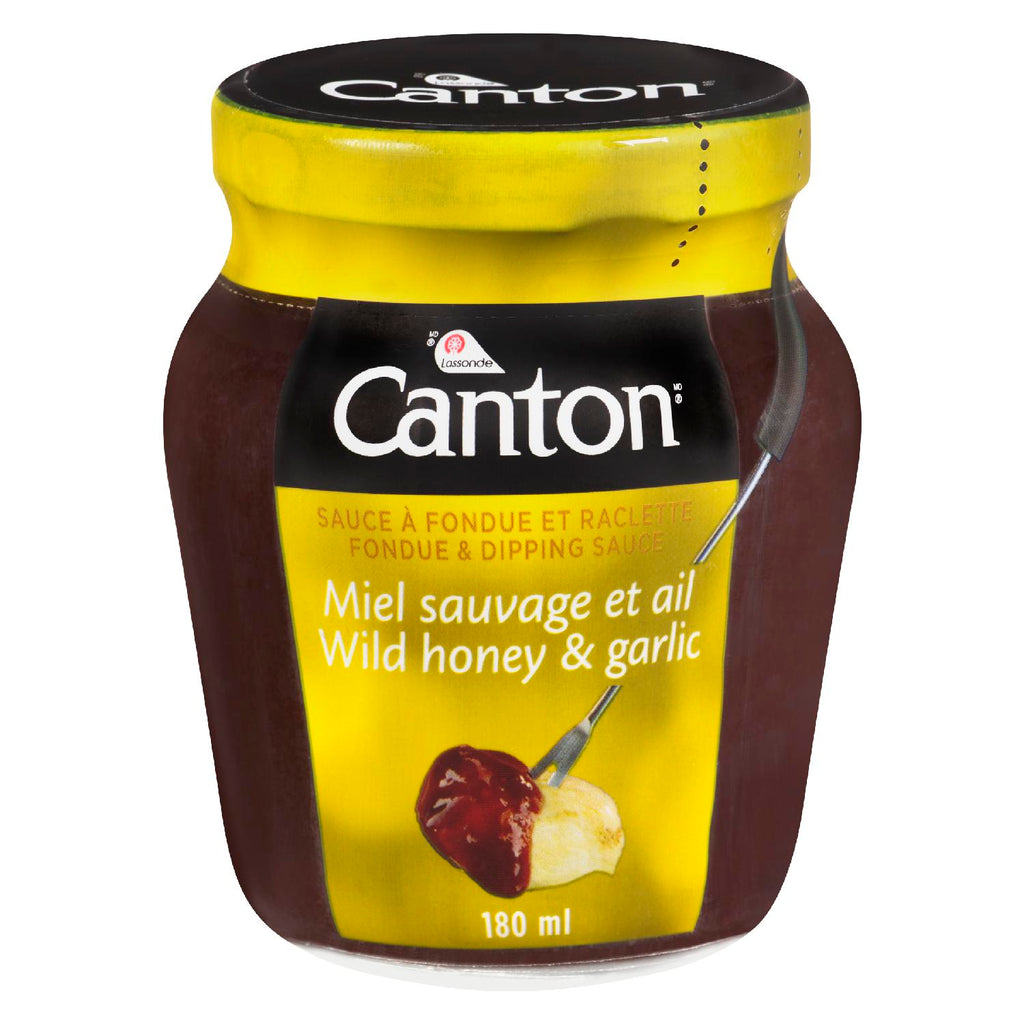 CANTON SAUCE FONDUE RACLETTE MIEL SAUVAGE AIL, 180 ML— Marché Nuvo