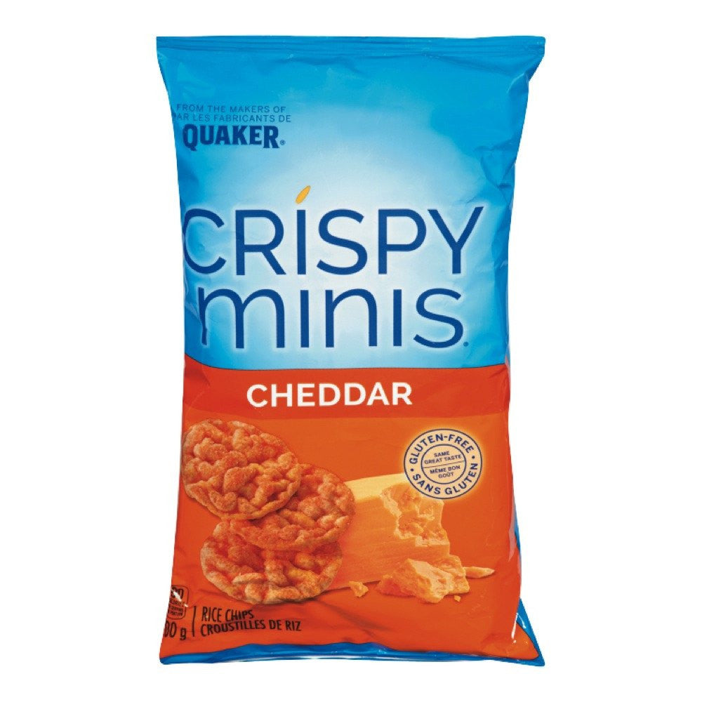 QUAKER MINI GALETTE DE RIZ CHEDDAR, 100 G— Marché Nuvo