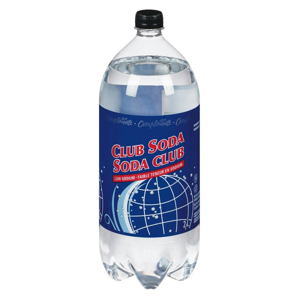 COMPLIMENTS BOISSON GAZEUZE CLUB SODA, 2 L— Marché Nuvo