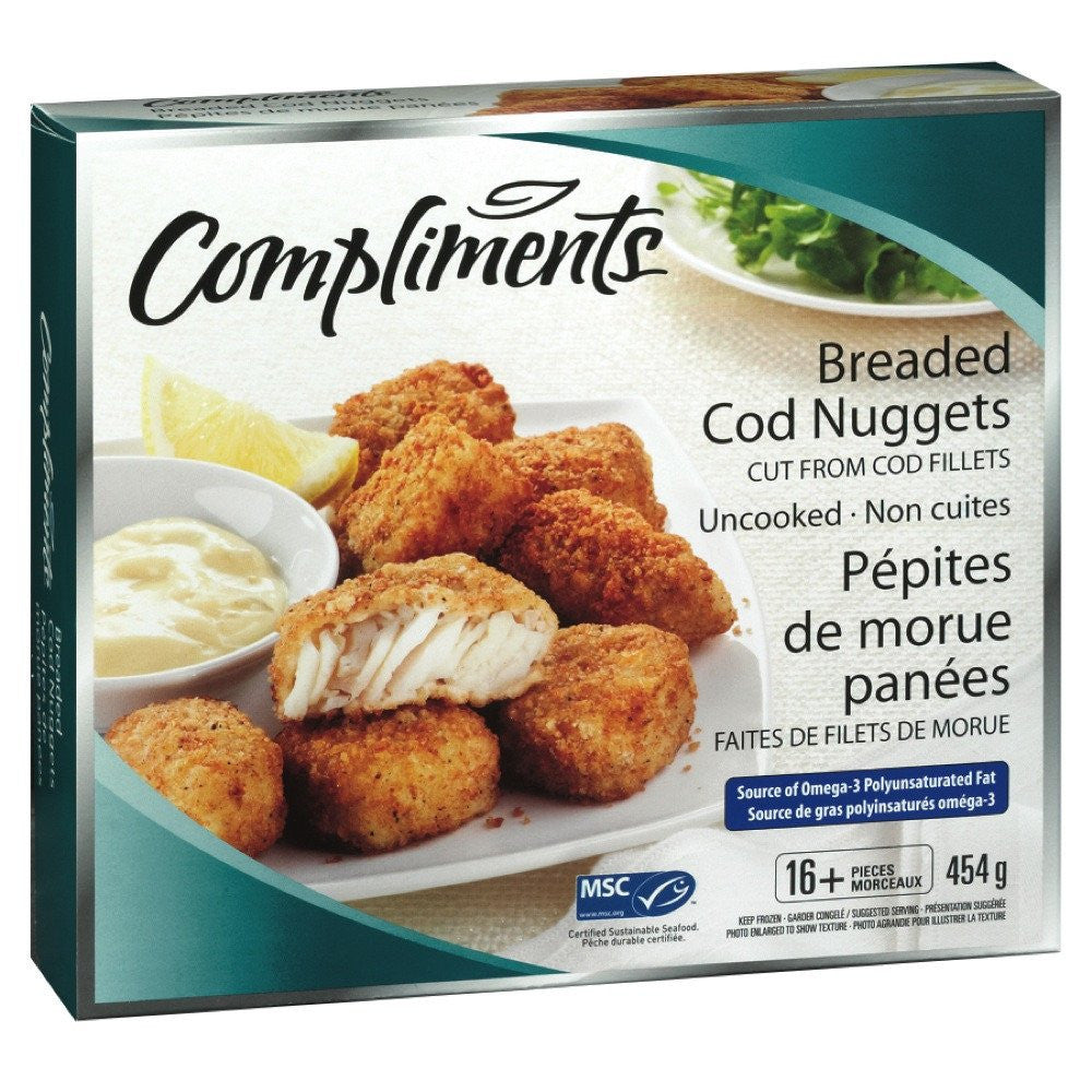 COMPLIMENTS BREADED COD NUGGET, 454 G — Marché Nuvo