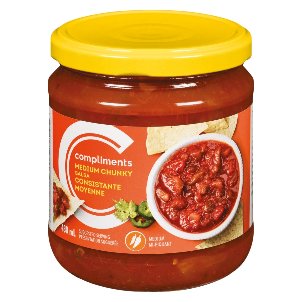 COMPLIMENTS, SALSA MOYENNE ÉPAISSE, 430 ML — Marché Nuvo