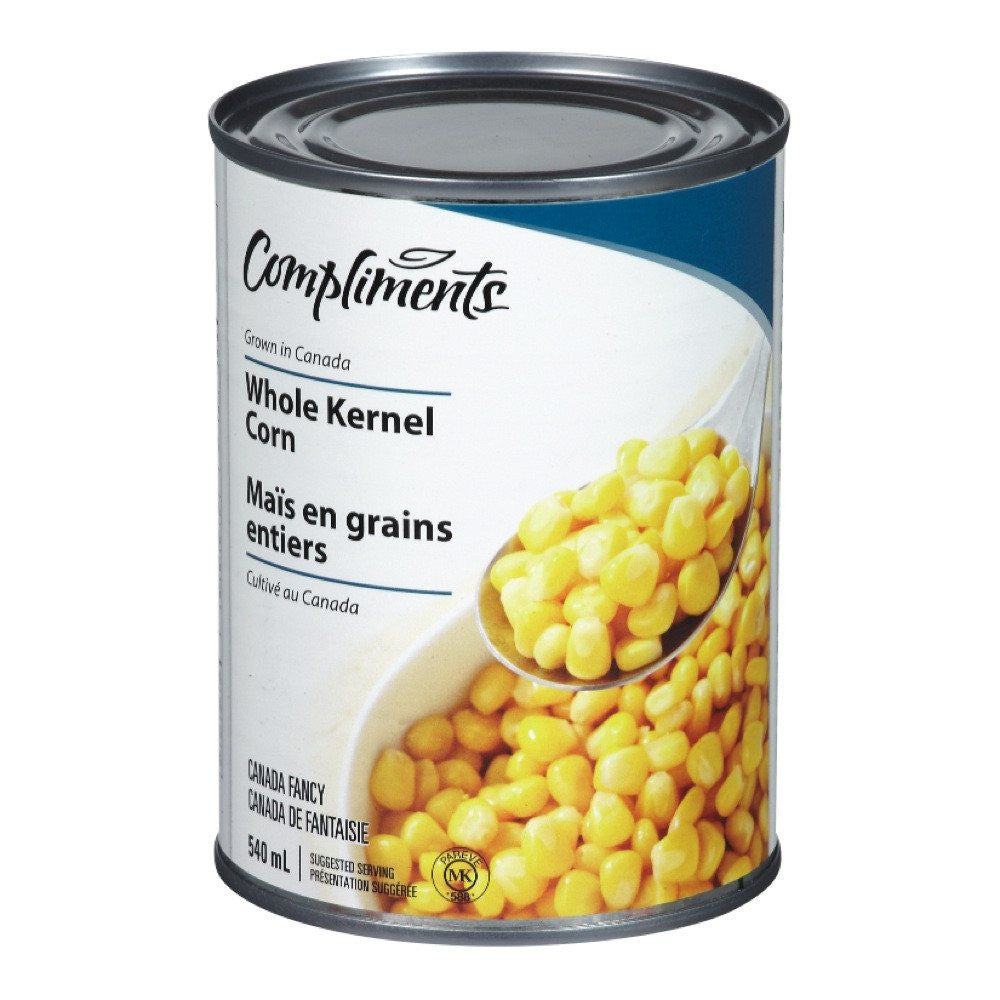 COMPLIMENTS, WHOLE GRAIN CORN, 540 ML — Marché Nuvo