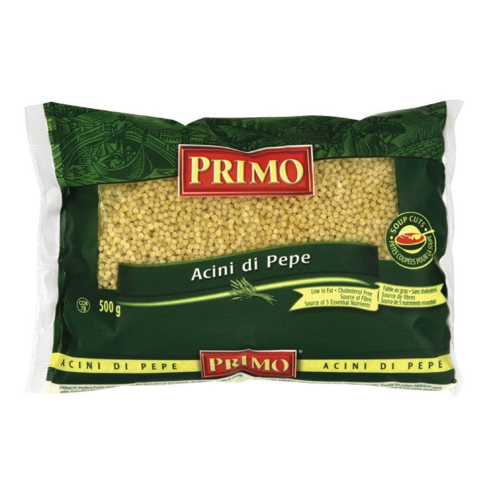 PRIMO PASTA ACINI DE PEPE, 500 G — Marché Nuvo