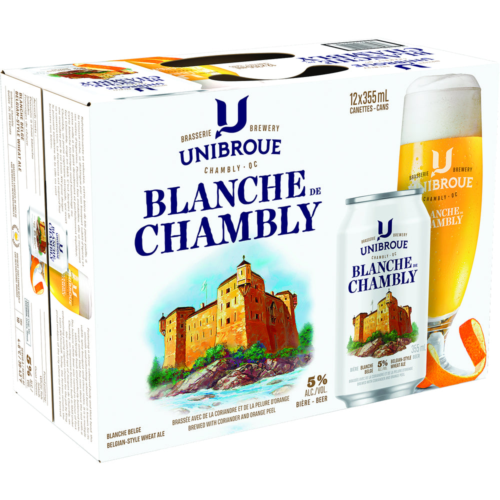 UNIBROUE, CHAMBLY WHITE BEER 5%, 12 X 355 ML — Marché Nuvo