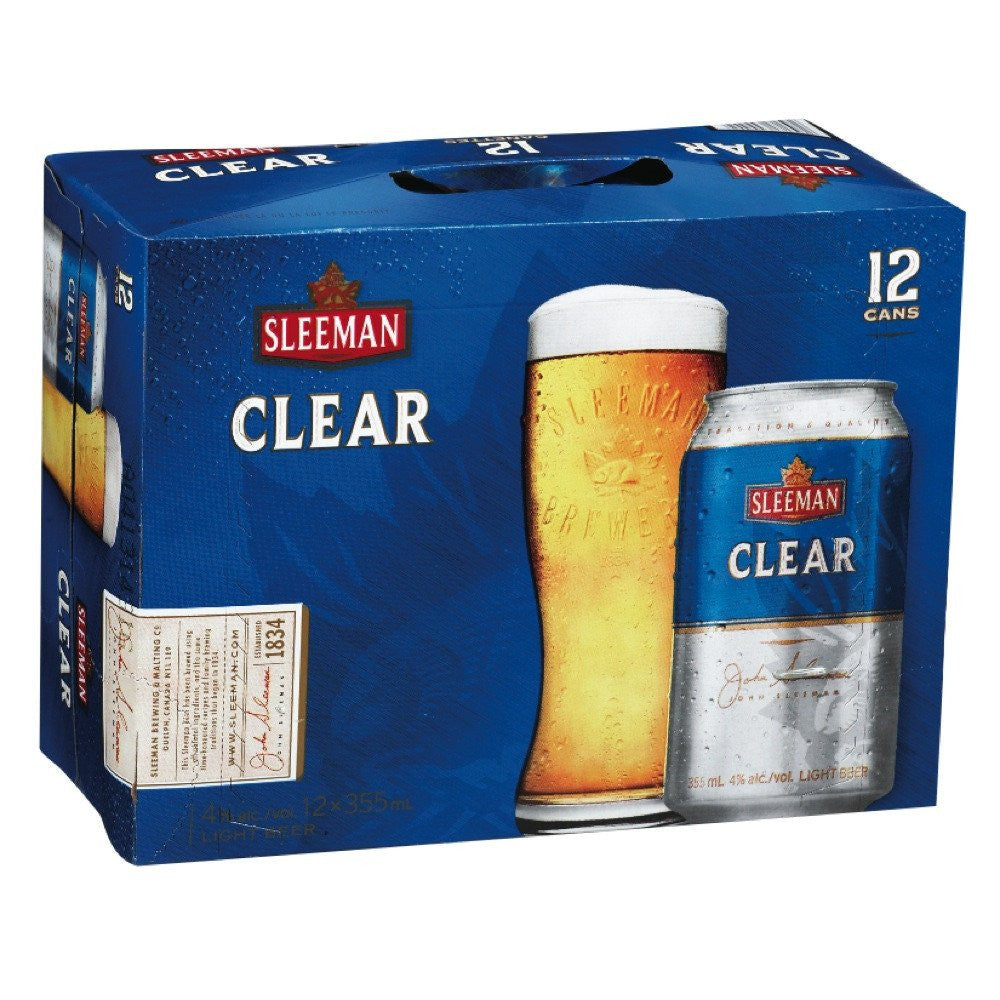 SLEEMAN BIÈRE CLEAR, 12X355 ML— Marché Nuvo