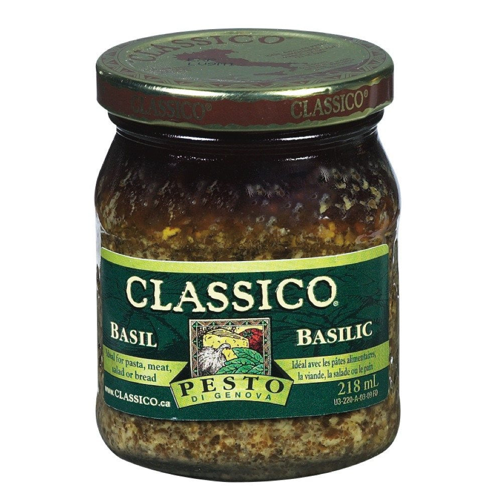 CLASSICO PESTO AU BASILIC, 218 ML— Marché Nuvo