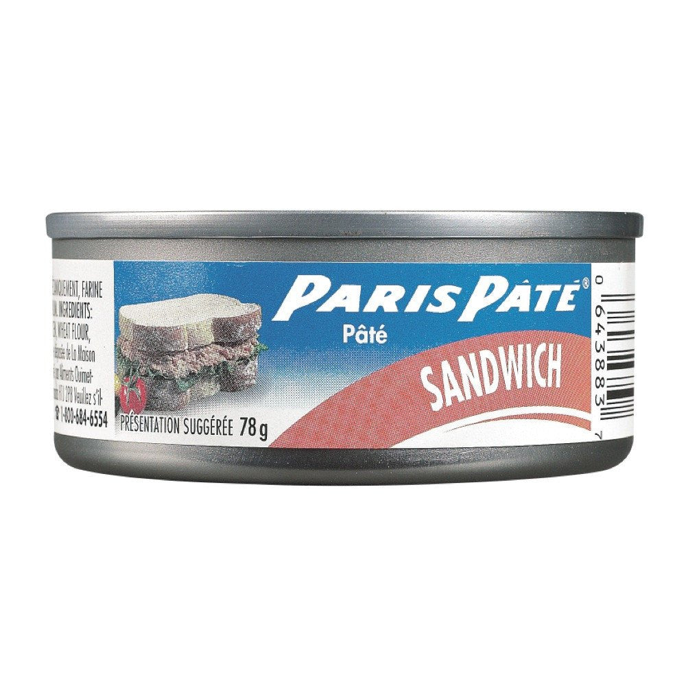 PARIS PÂTÉ PÂTÉ À SANDWICH, 78 G— Marché Nuvo