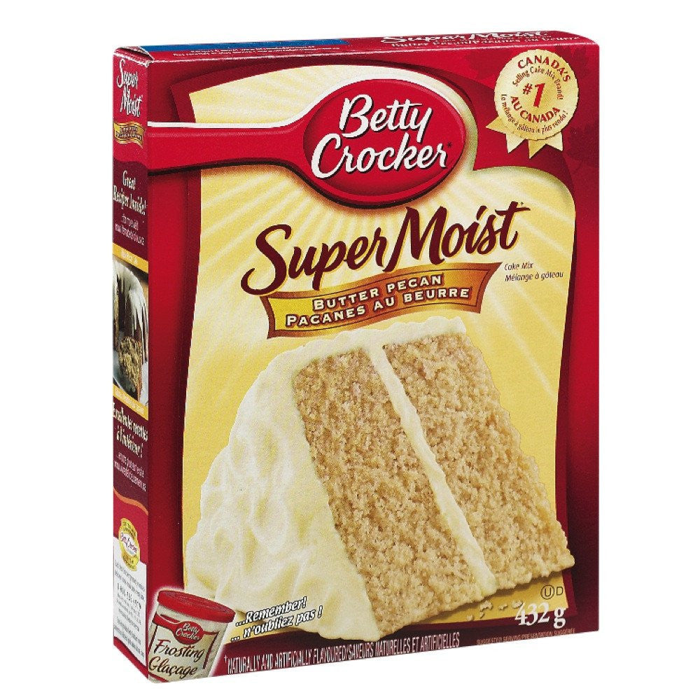 BETTY CROCKER MÉLANGE GÂTEAU PACANE SUPERMOIST, 432 G— Marché Nuvo