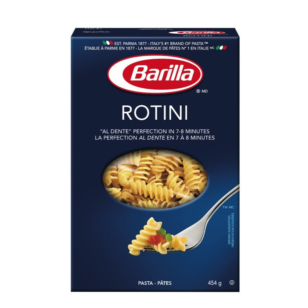 BARILLA ROTINI PASTA NO81, 454 G — Marché Nuvo
