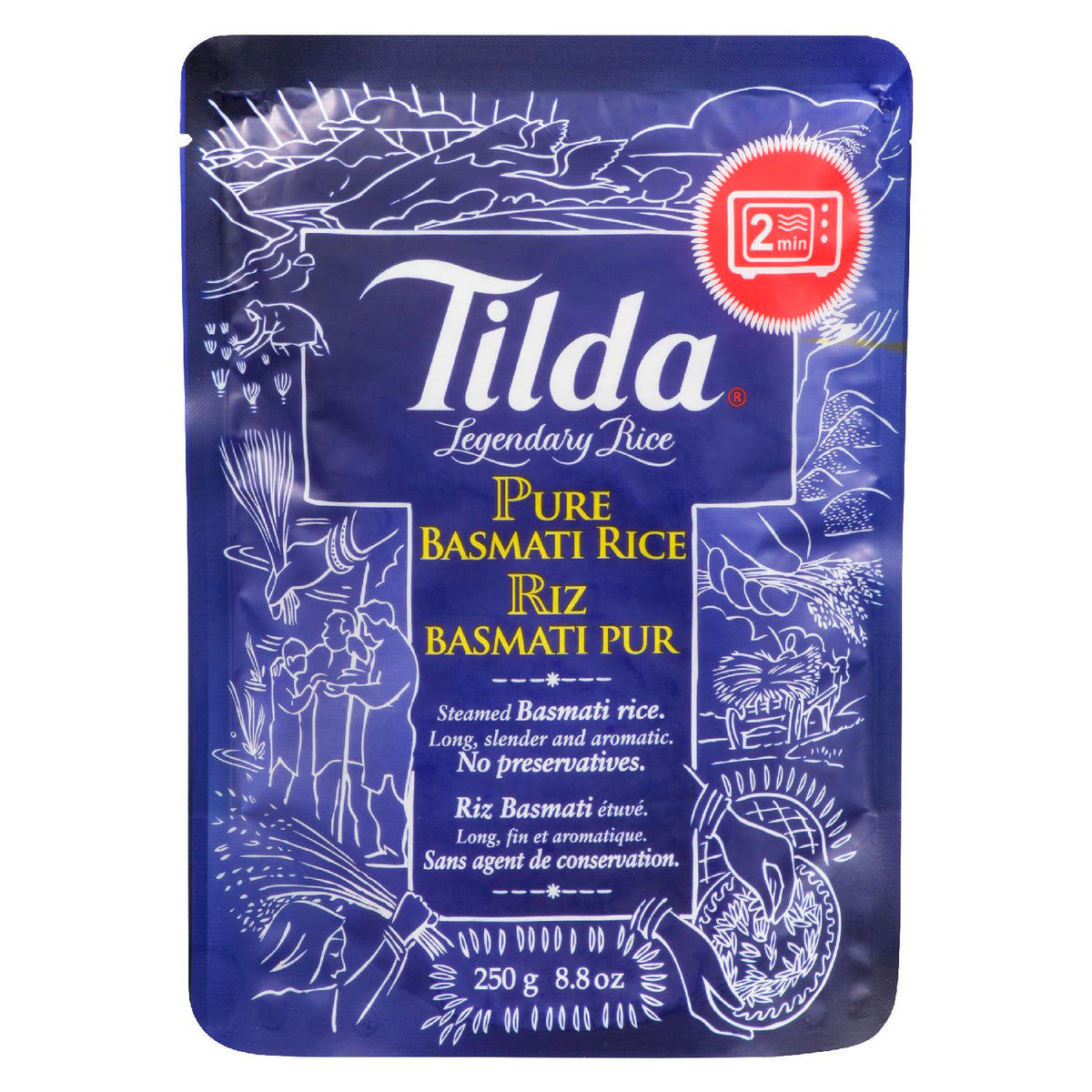 TILDA BASMATI RICE, 250 G — Marché Nuvo