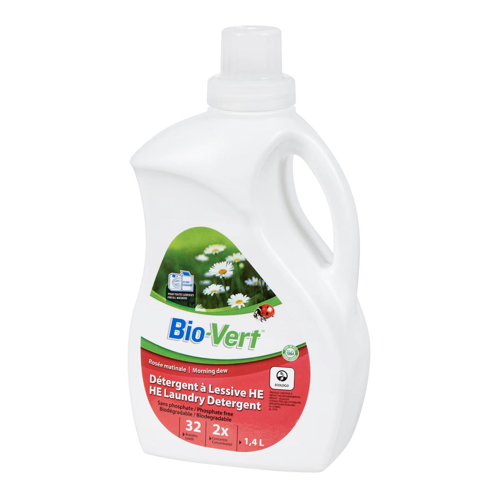 BIO VERT DETERGENT A LESSIVE ROSEE MATINALE, 1.4 L— Marché Nuvo