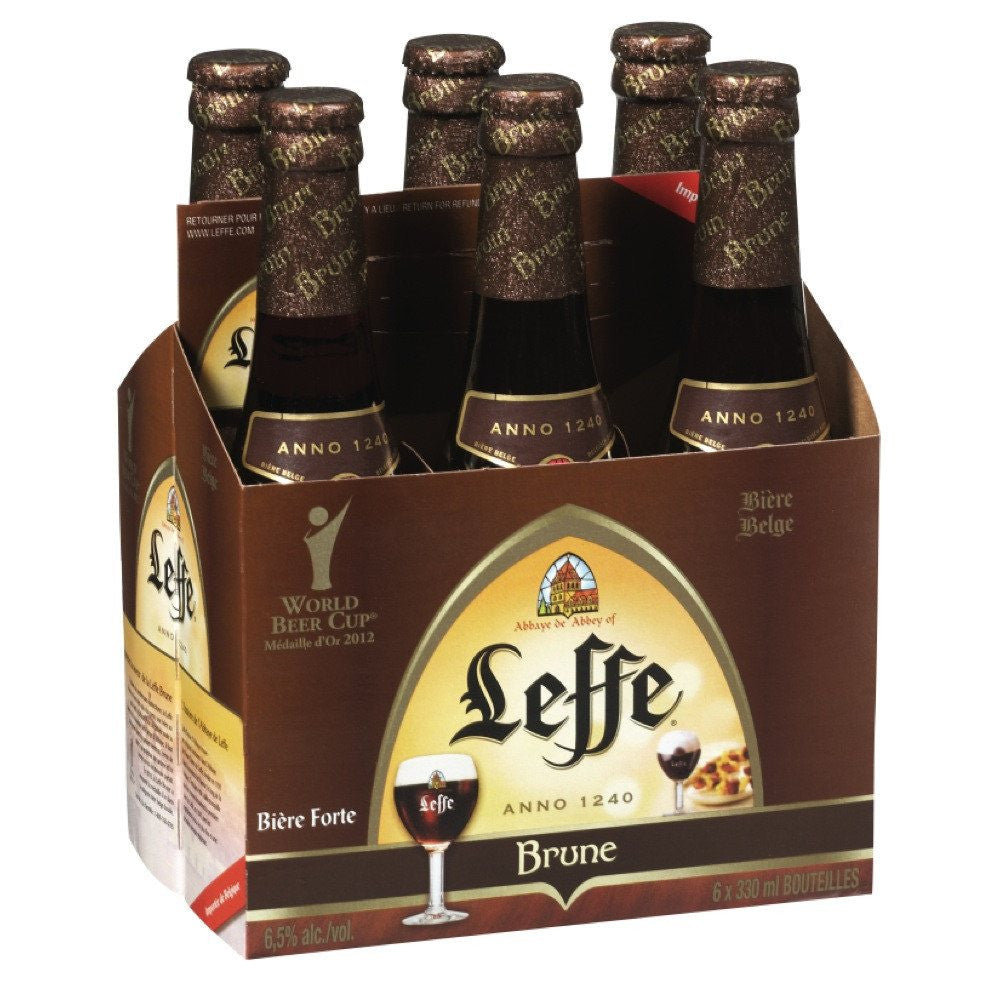 LEFFE BROWN BEER, 6X330 ML — Marché Nuvo