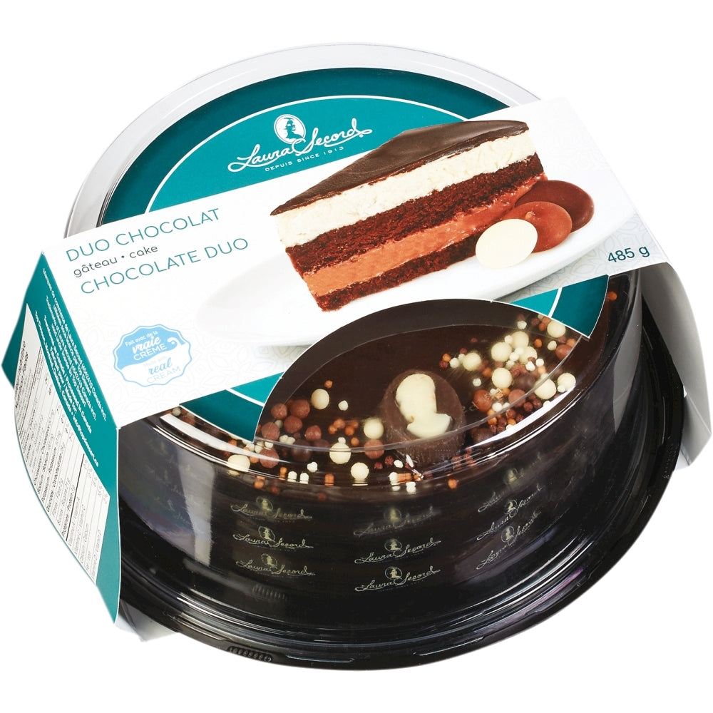 LAURA SECORD, GÂTEAU MOUSSE AU DUO DE CHOCOLAT, 485 G— Marché Nuvo
