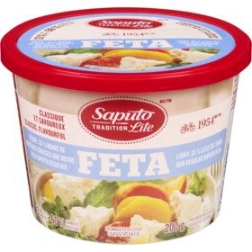 SAPUTO, FROMAGE FETA LÉGER, 200 G— Marché Nuvo