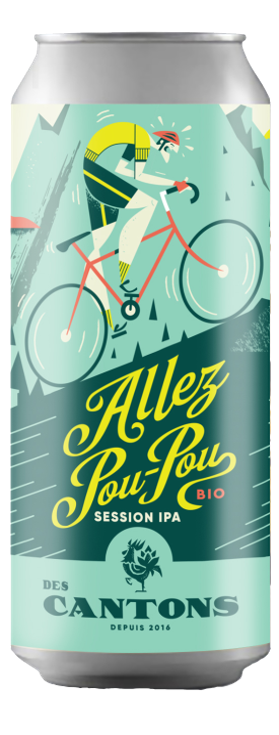 FROM THE CANTONS, GO POU-POU SESSION ORGANIC IPA 4.5%, 473 ML — Marché Nuvo
