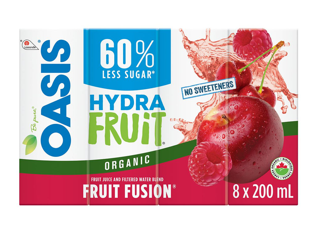 OASIS, HYDRA FRUIT FUSION DE FRUITS, 8X200 ML— Marché Nuvo