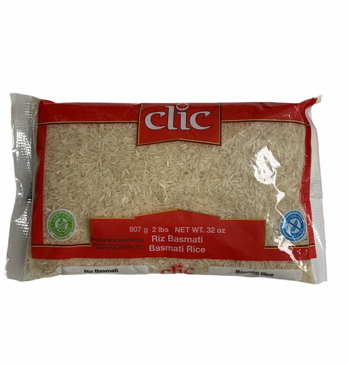 CLIC, RIZ BASMATI, 907 G — Marché Nuvo