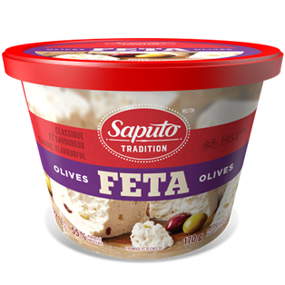 SAPUTO, FETA AUX OLIVES, 170 G — Marché Nuvo