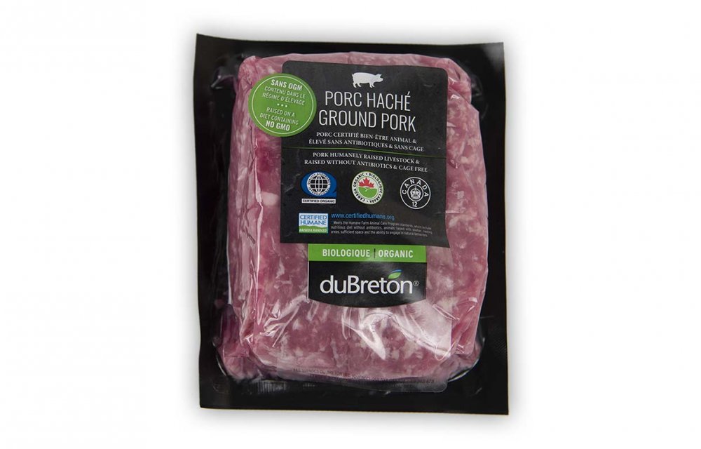 DUBRETON, ORGANIC EXTRA-LEAN GROUND PORK, 450G — Marché Nuvo